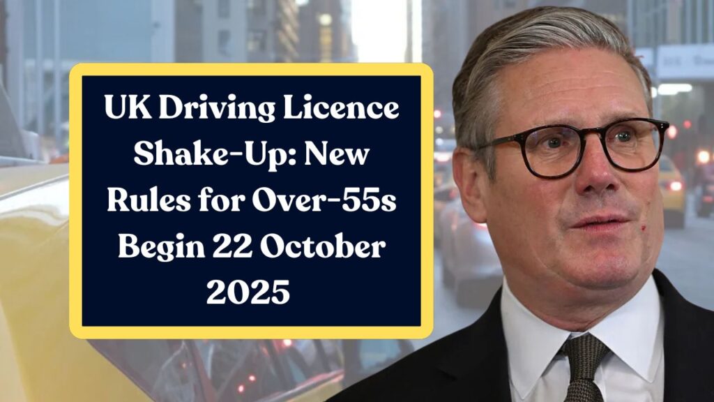 UK Driving Licence Shake-Up: New Rules for Over-55s Begin 22 October ...